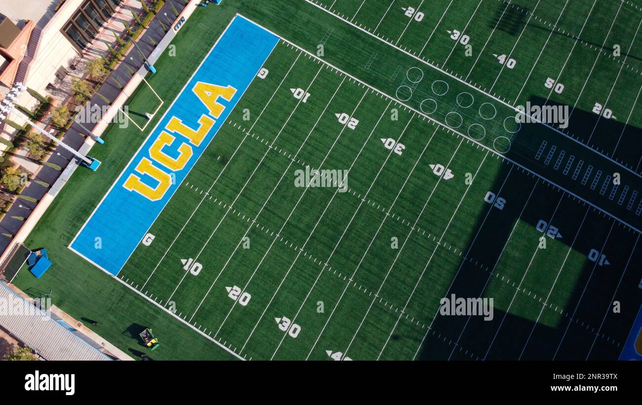 General overall aerial view of the Wasserman Football Center and ...