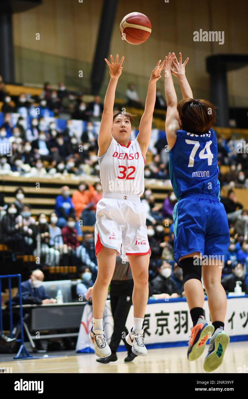 Tokyo, Japan. 24th Feb, 2023. Moe Nagata (Iris) Basketball : WJBL 2022-2023 W League match ...