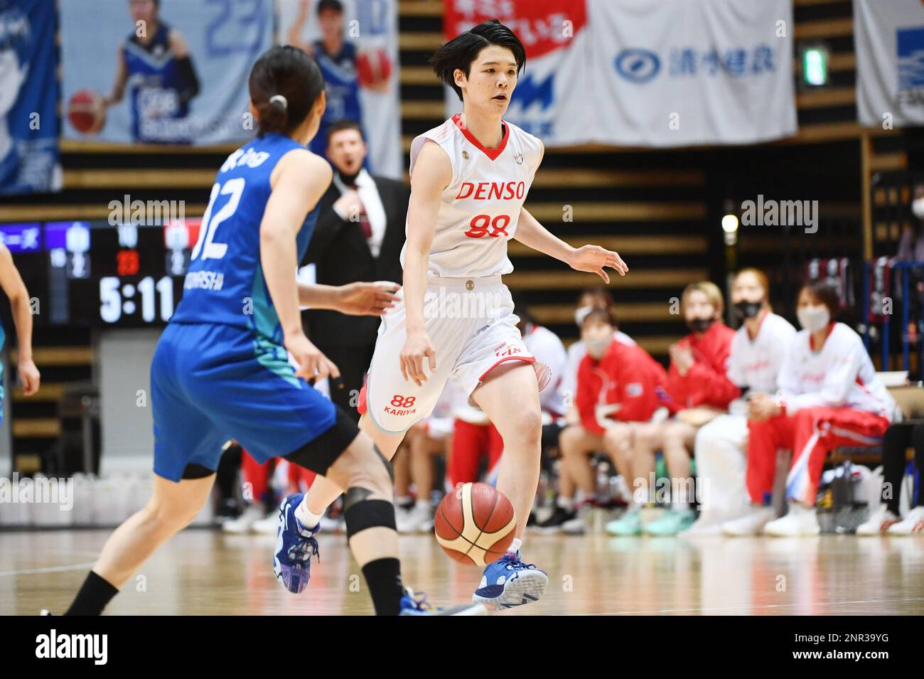 Tokyo, Japan. 24th Feb, 2023. Himawari Akaho (Iris) Basketball : WJBL 2022-2023 W League match ...