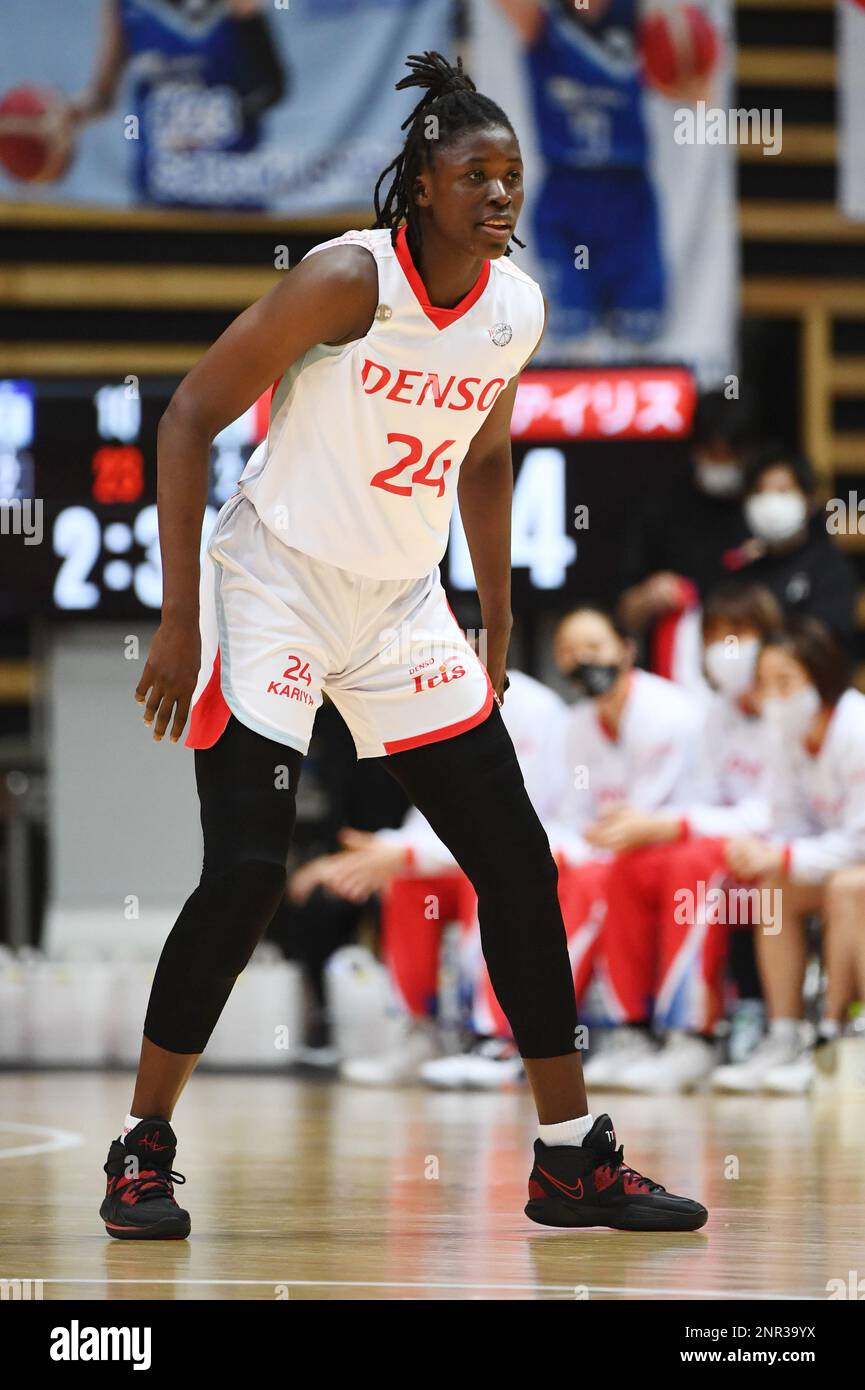 Tokyo, Japan. 24th Feb, 2023. Mbaye Coumba Ndiassane (Iris) Basketball : WJBL 2022-2023 W League ...