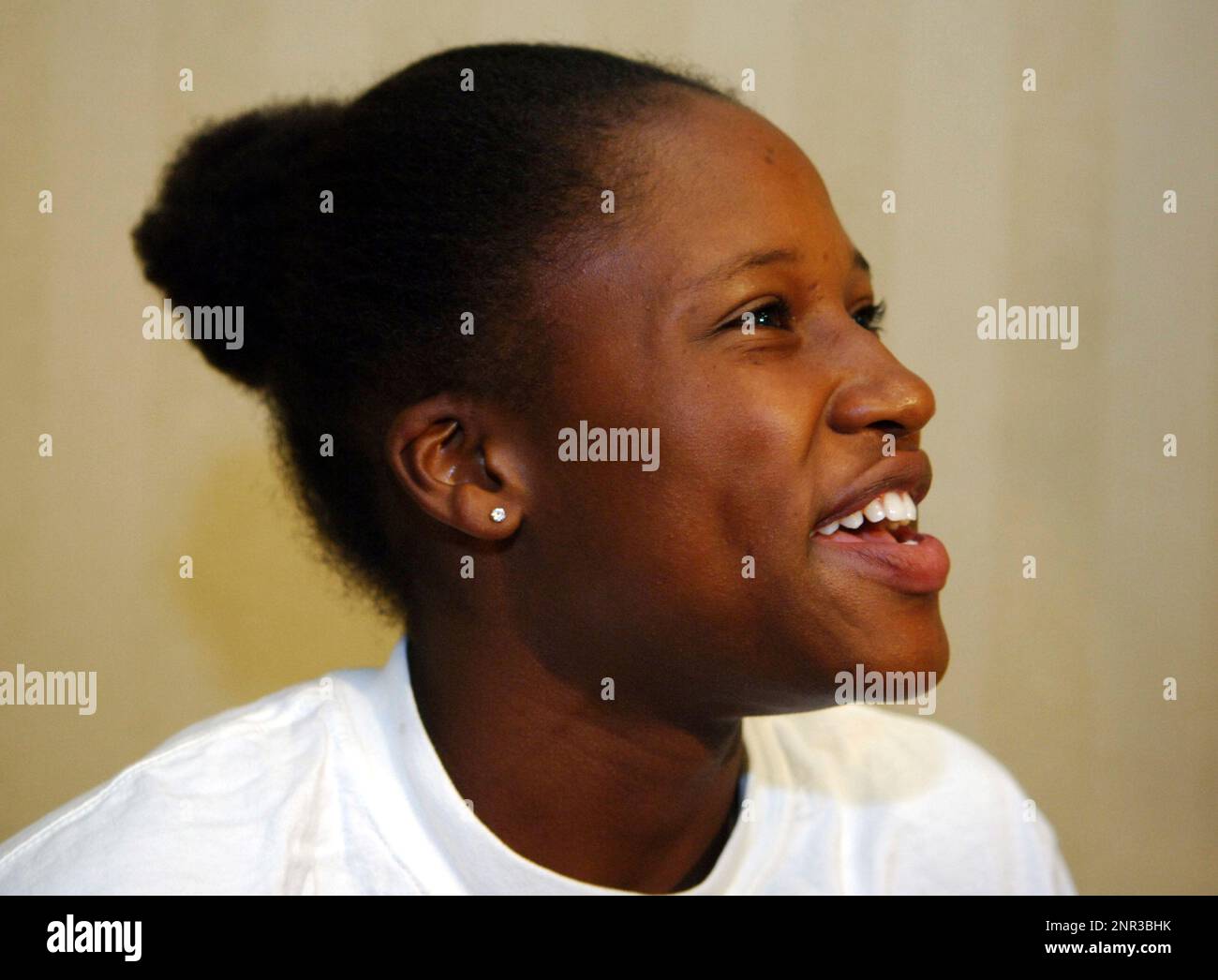 Lauryn Williams, the 2004 Olympic silver medalist in the 100 meters, at ...
