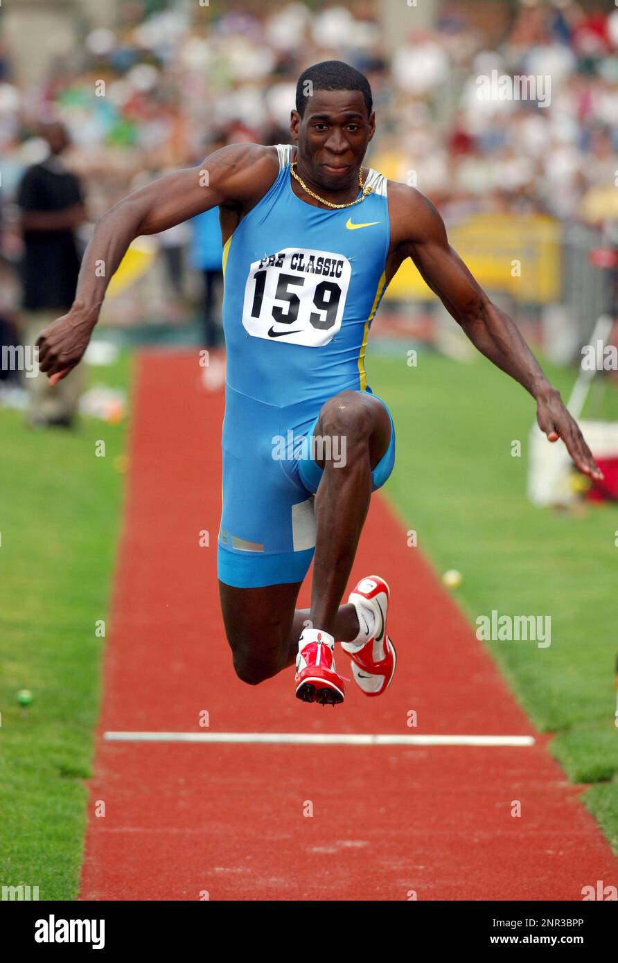 Kenta Bell aka Kent'a Bell places sixth in the triple jump at 53-10 1/2 ...