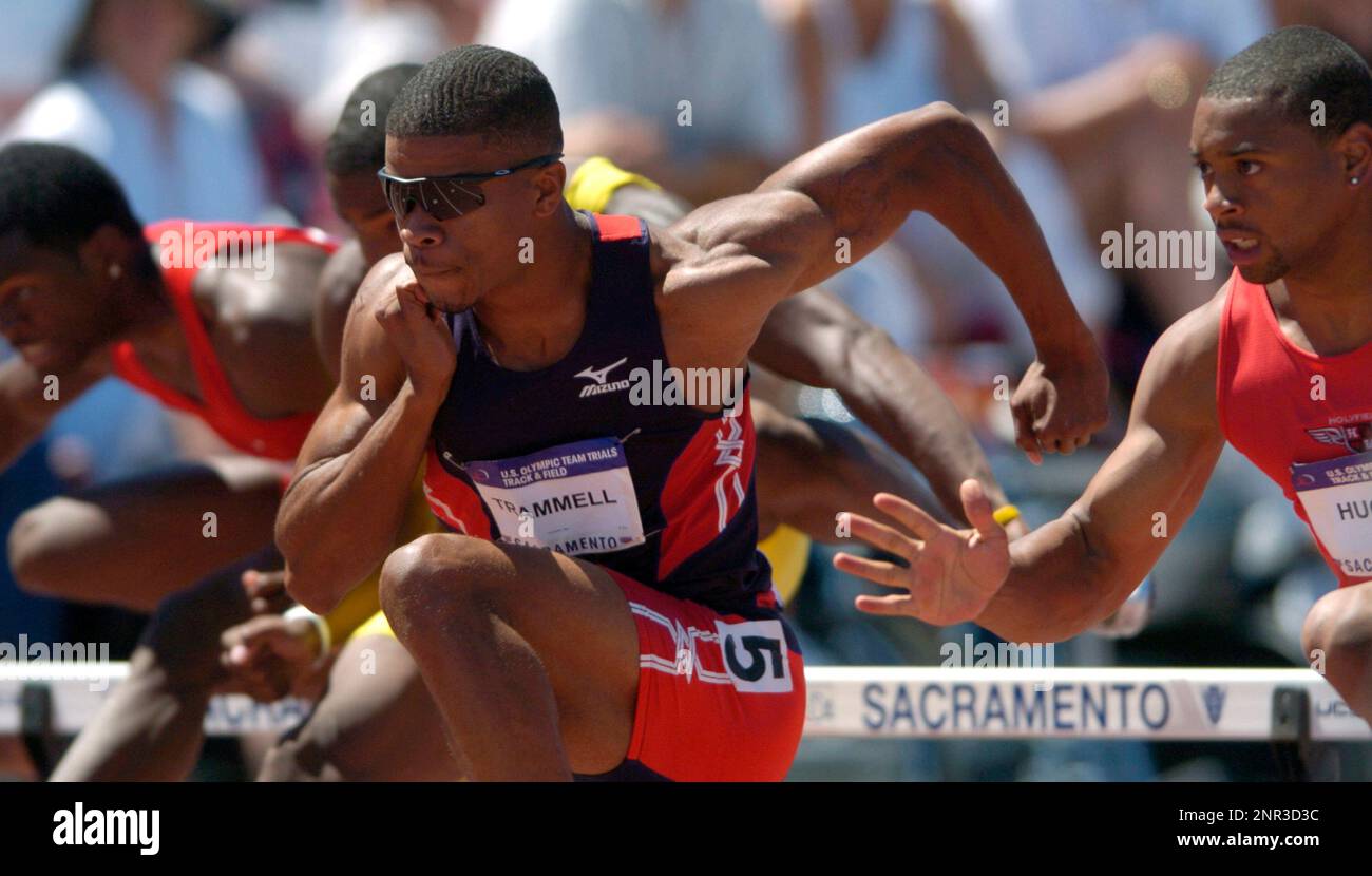 Terrence Trammell wins quarterfinal heat of men's 110-meter high ...