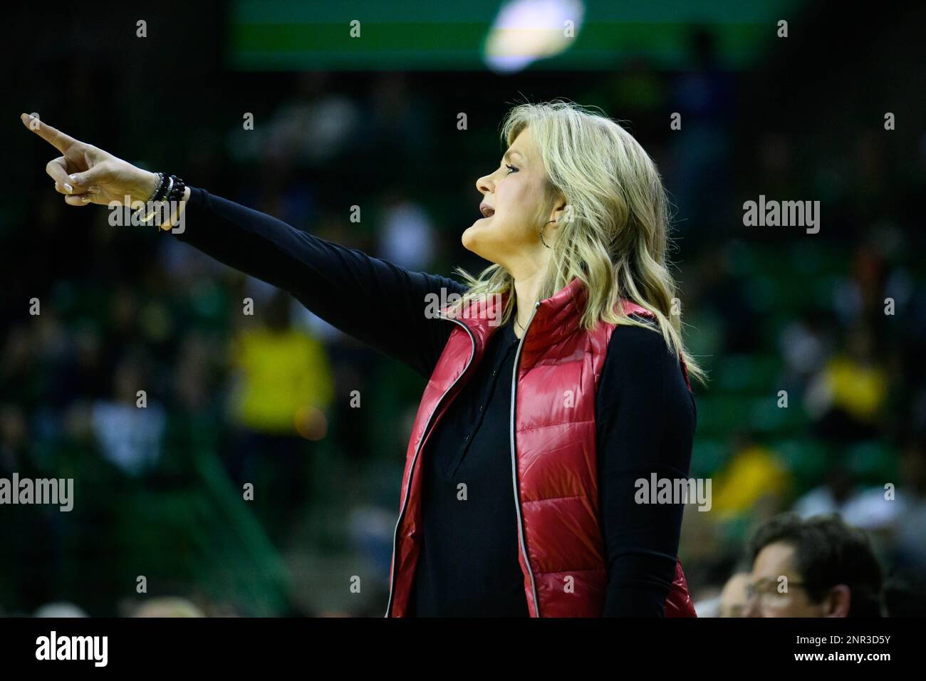 Ferrell Center Waco, Texas, USA. 25th Feb, 2023. Texas Tech Red Raiders ...