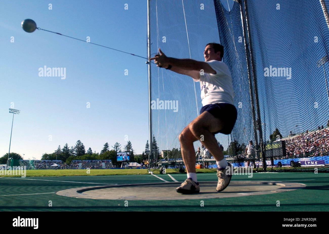 Kevin McMahon places fourth in the men's hammer at 234-0 (71.32m) in ...