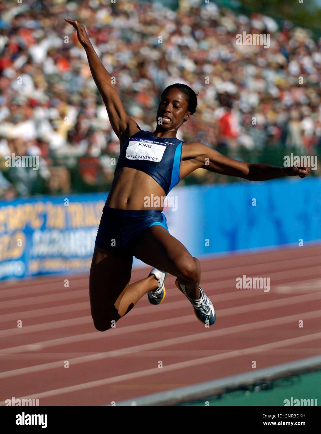 Tameisha King places sixth in the women's long jump at 21-2 3/4 (6.47m ...