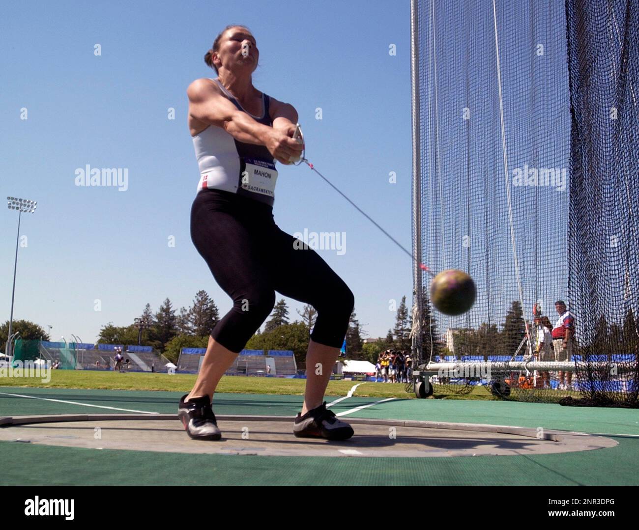Anna Mahon was the No. 2 qualifier in the women's hammer preliminaries ...