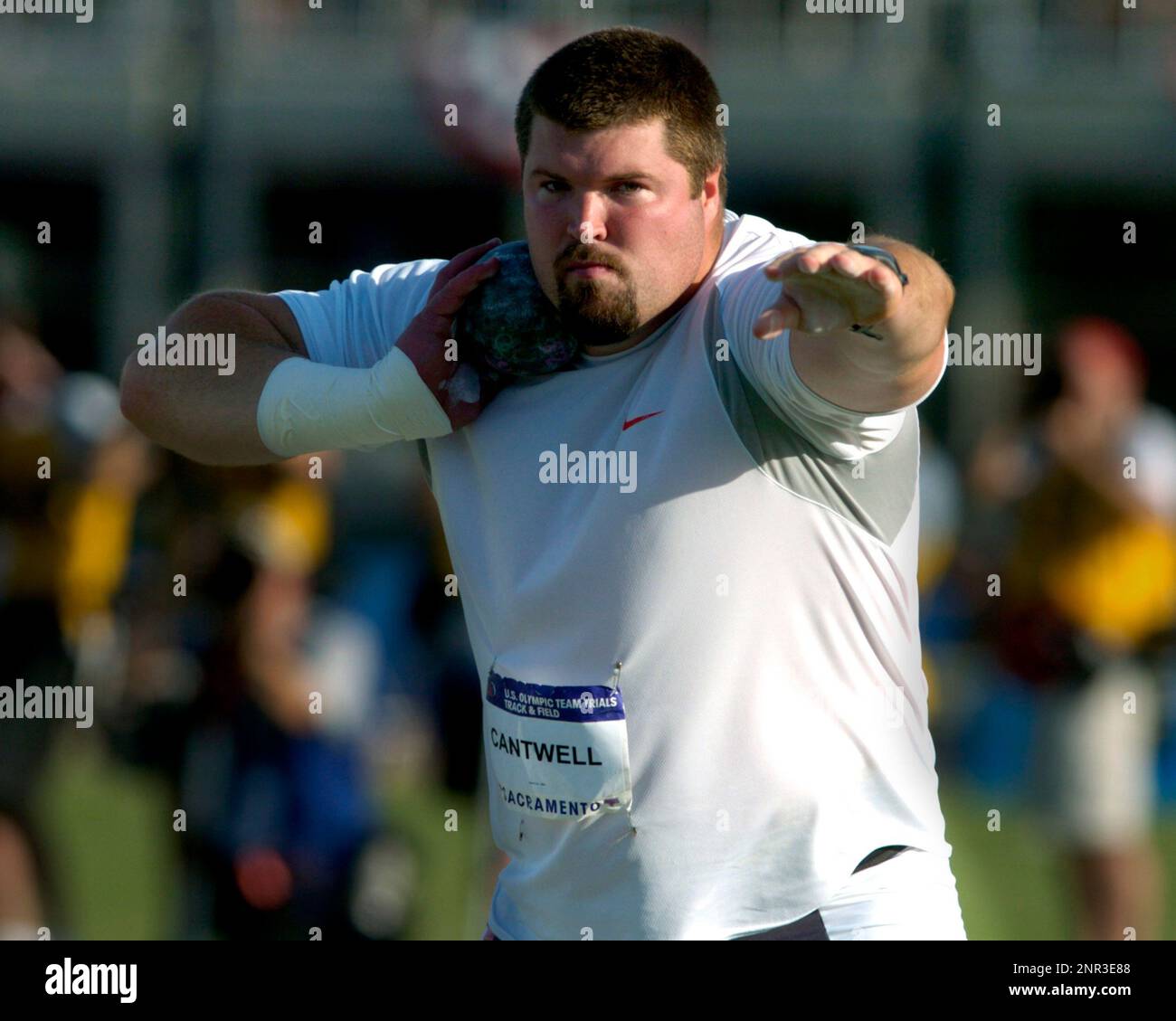 Christian Cantwell had the No. 3 qualifying mark in the men's shot put ...