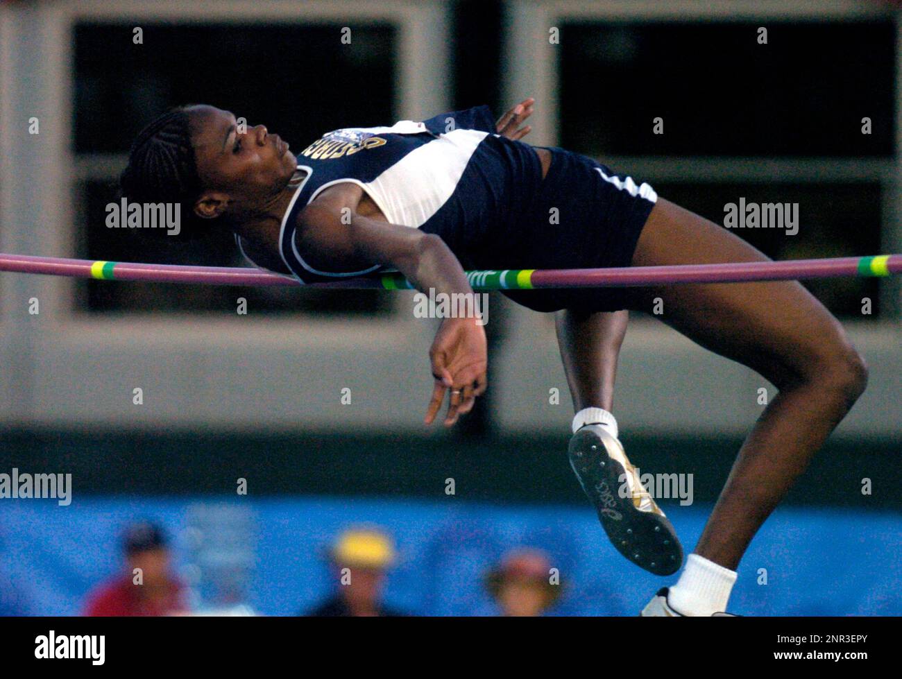 Chaunte Howard aka Chaunte Lowe of Georgia Tech finishes second in the ...