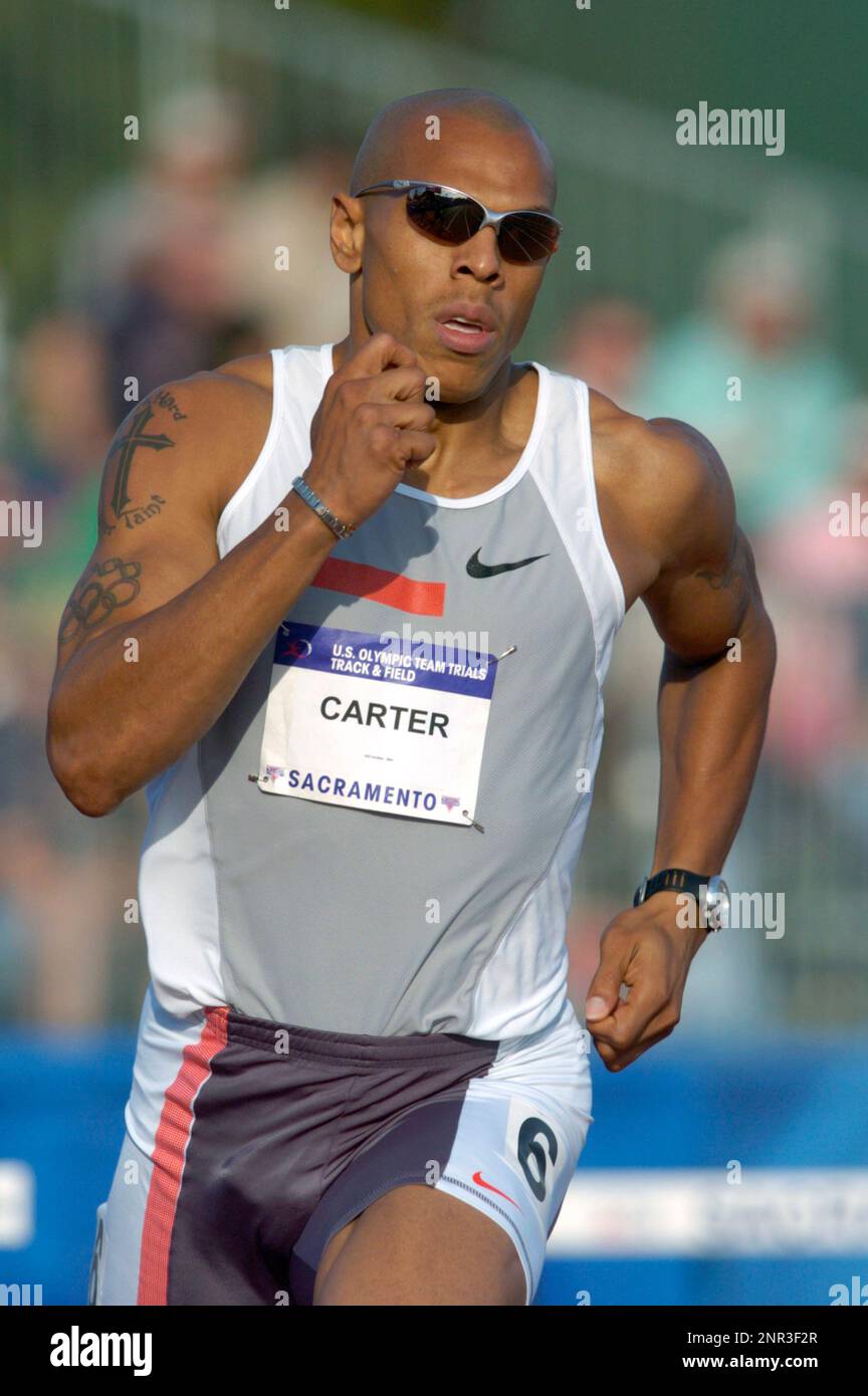 James Carter finishes second in men's 400-meter intermediate hurdle ...