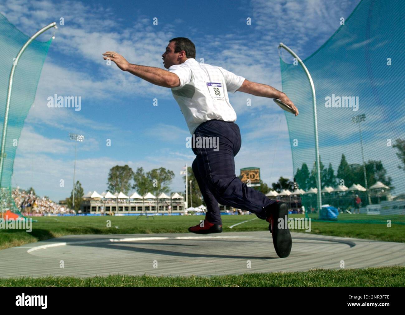 Andrew Bloom had the No. 14 mark in the men's discus preliminaries at ...