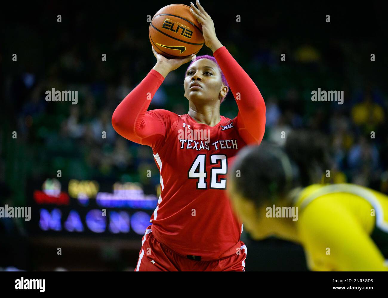Ferrell Center Waco, Texas, USA. 25th Feb, 2023. Texas Tech Red Raiders ...