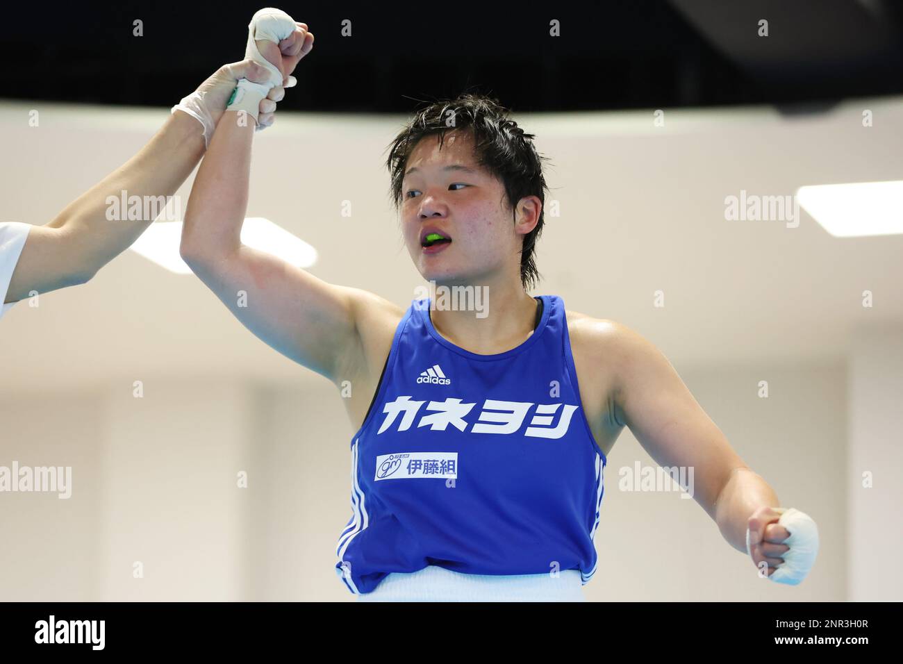 Kanagawa Prefectural Sports Center, Japan. 26th Feb, 2023. Mai Kito ...