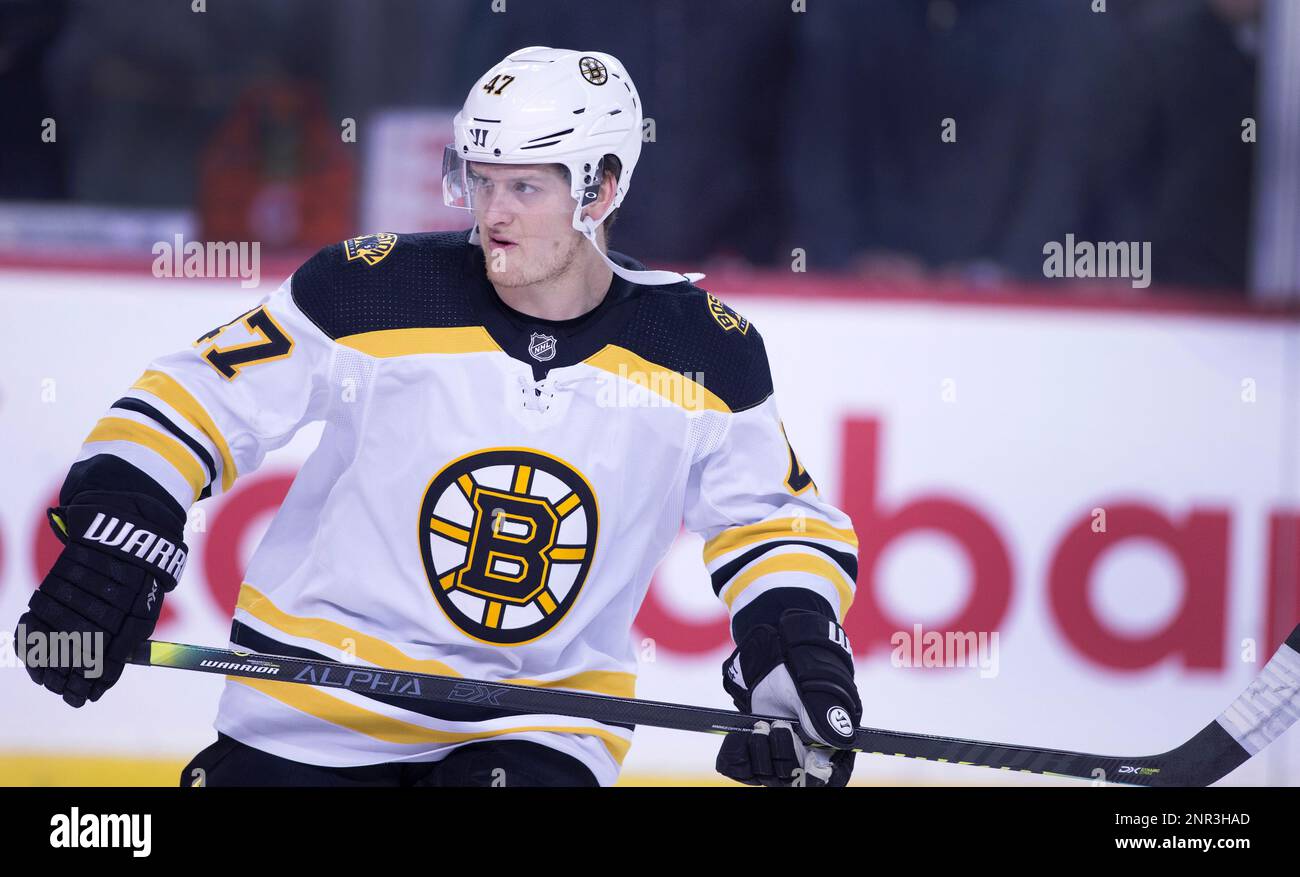 NHL profile photo on Boston Bruins player Torey Krug at a game against ...