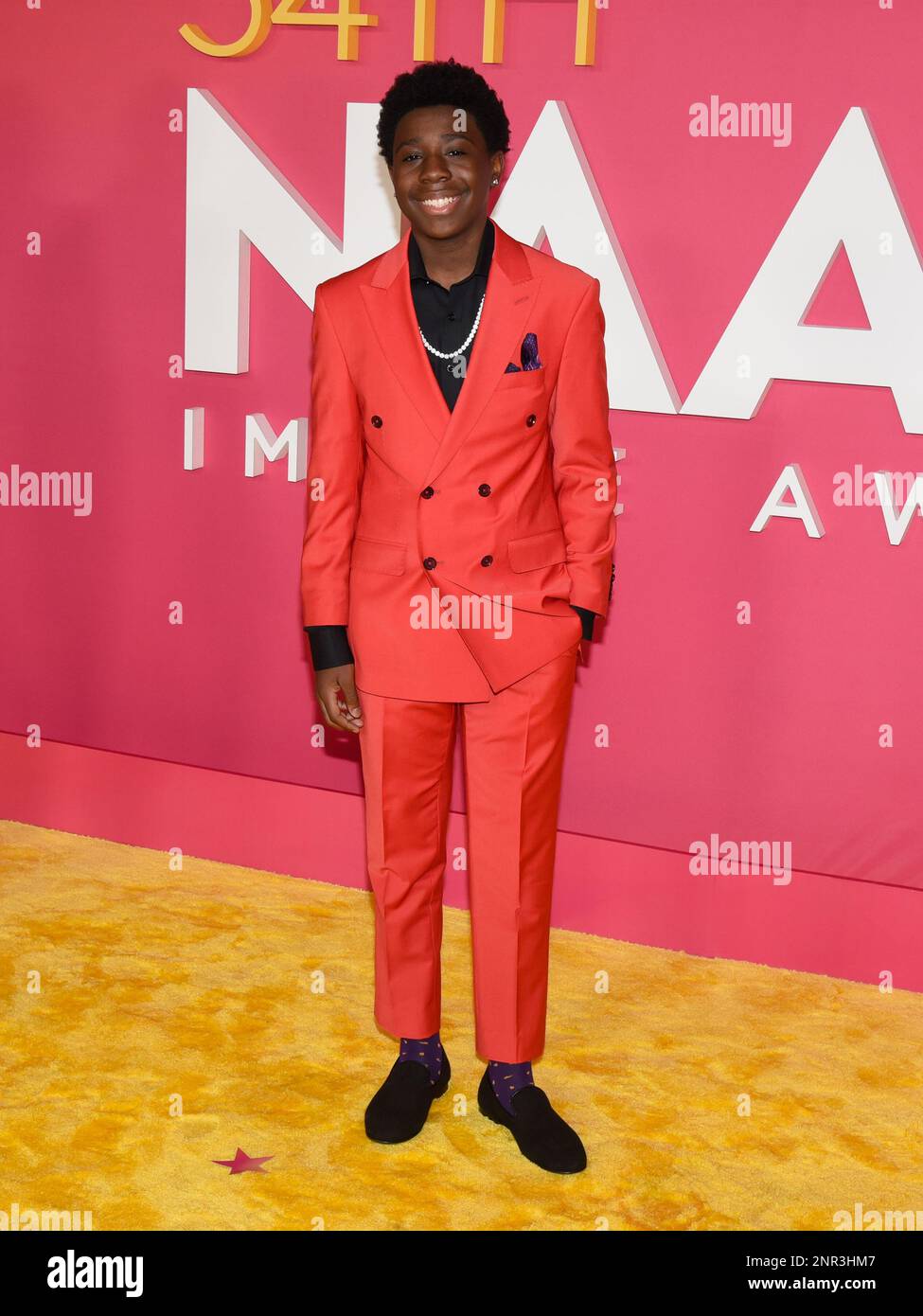 25 February 2023 - Pasadena, California - Elisha EJ Williams. 54th NAACP Image Awards at ...