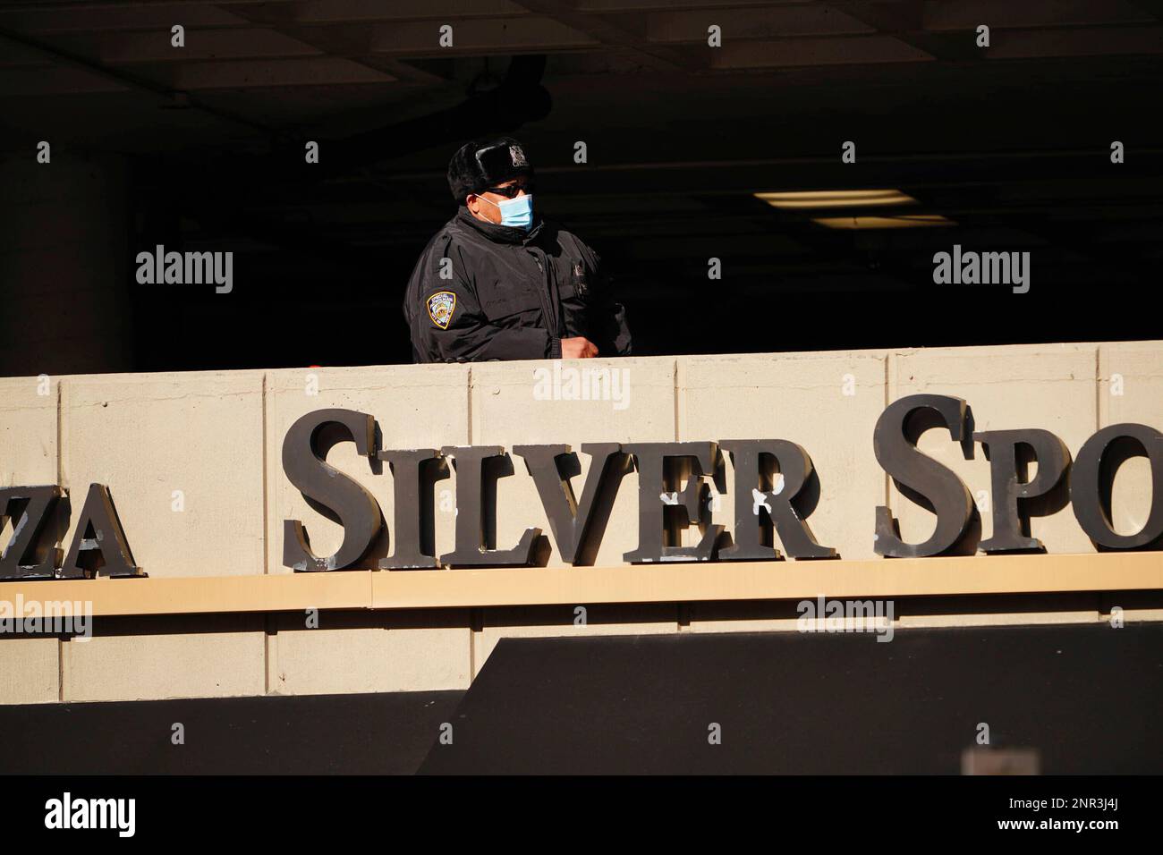 Photo by: John Nacion/STAR MAX/IPx 2020 4/15/20 A view of an NYPD ...