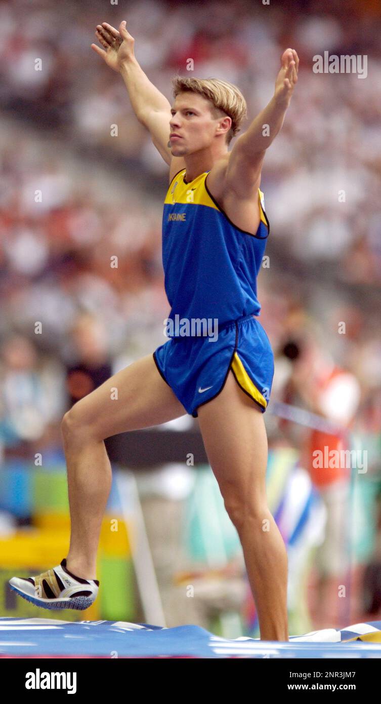 Denys Yurchenko of Ukraine tied for sixth in the pole vault in the IAAF ...