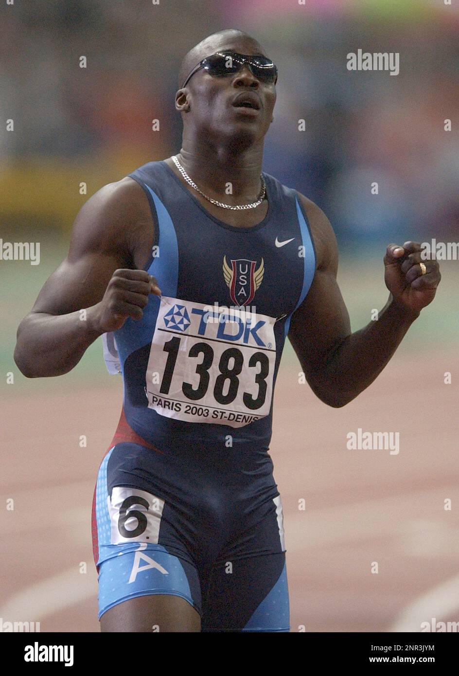John Capel of the United States wins the 200 meters in 20.30 seconds in ...