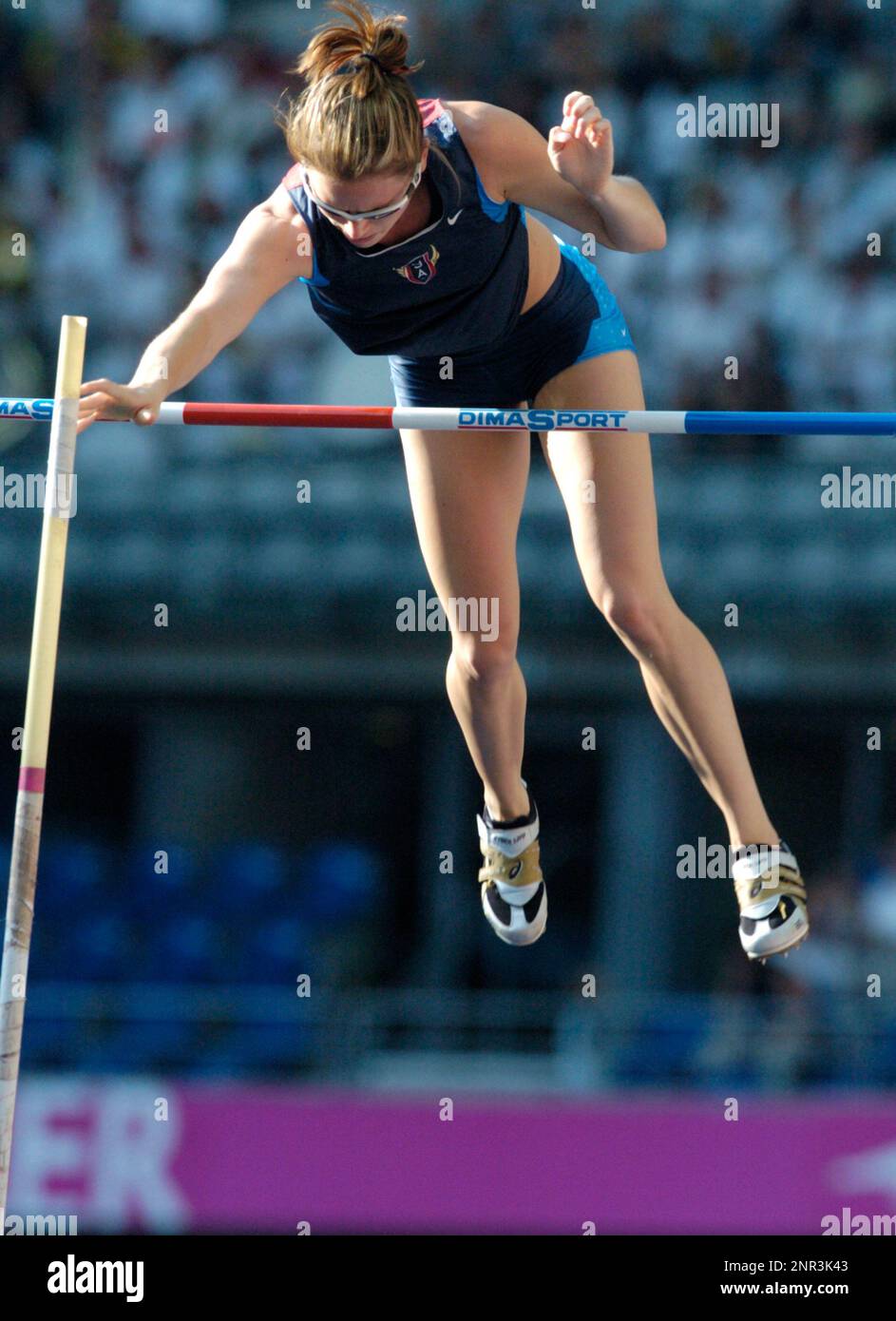 Mary Sauer of the United States was 10th in the pole vault in the IAAF ...