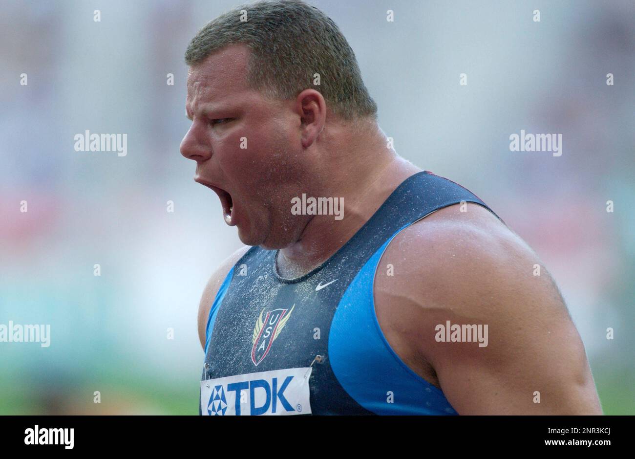 Kevin Toth of the United States was fourth in the shot put at 20.89 ...