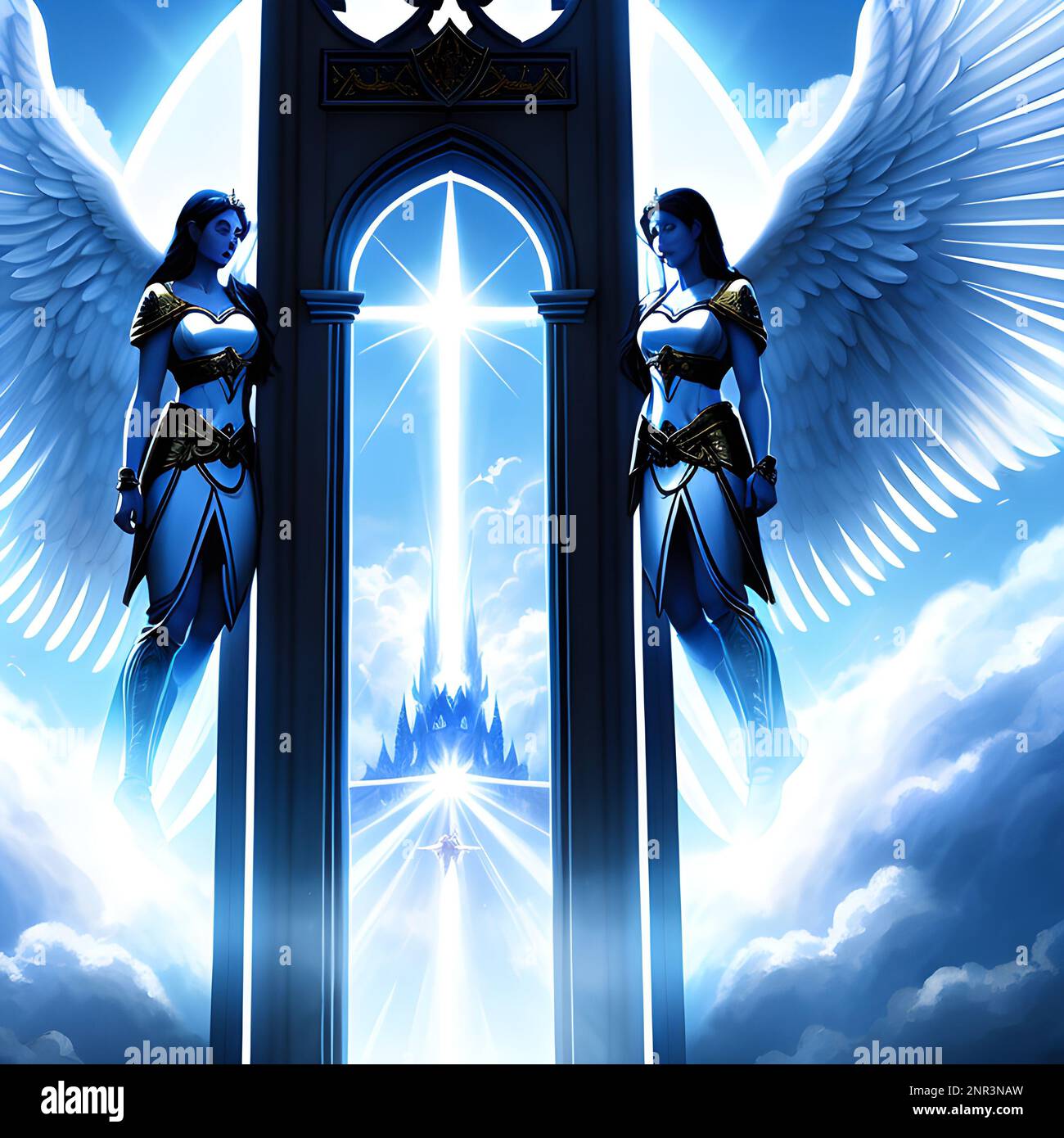 Painting angels with light hi-res stock photography and images - Alamy