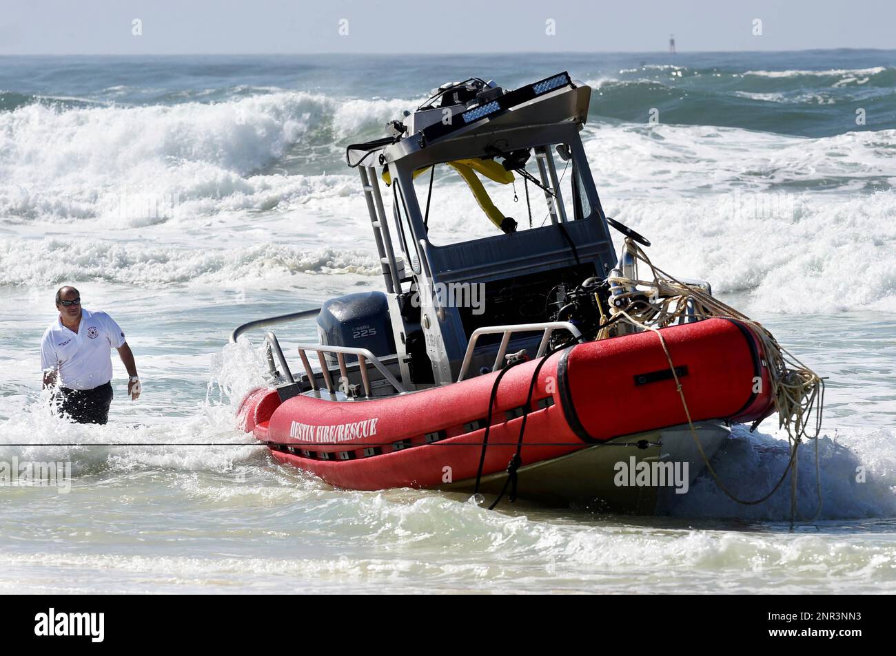 Destin Fire Control District Battalion Chief Jimmy Taylor stands in the ...
