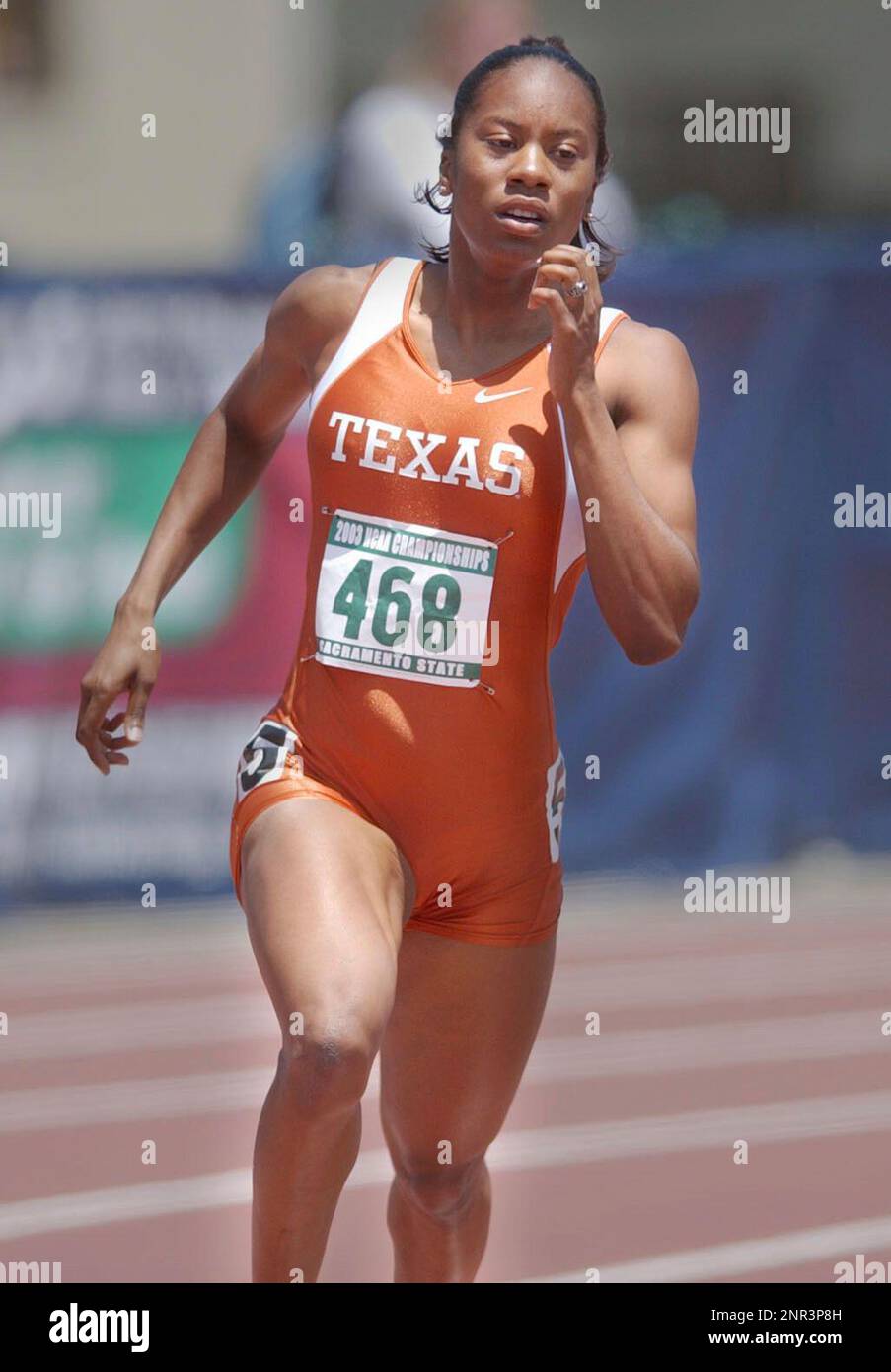 Sanya Richards (Sanya Richards-Ross) of Texas in the first round of the ...
