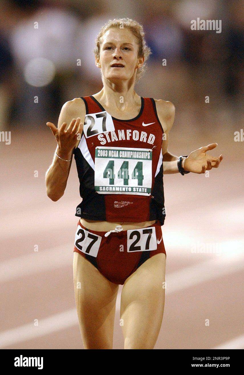 Alicia Craig of Stanford wins the 10,000 meters in 32:40.03 in the NCAA ...