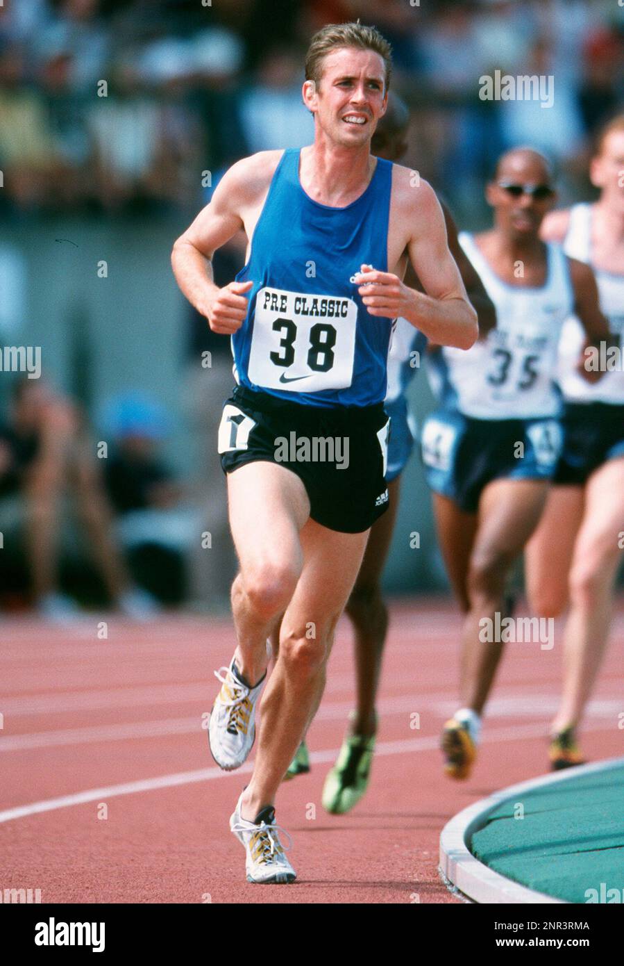 May 26, 2002; Eugene, OR, USA; Tim Broe places seventh in the 5,000m in ...