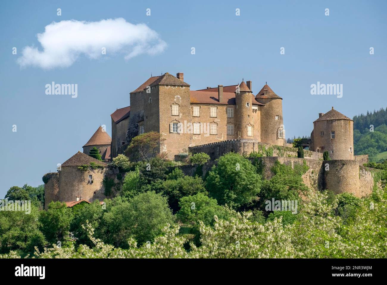 Berze Castle or Fortress of Berze le Chatel, locality of Berze le ...