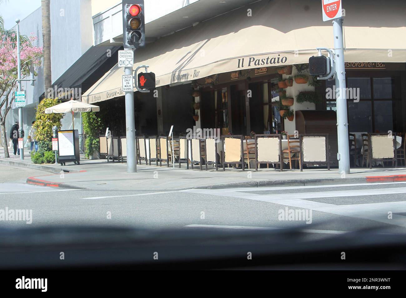 Photo by: zz/STRF/STAR MAX/IPx 2020 3/17/20 A closed Il Pastaio ...
