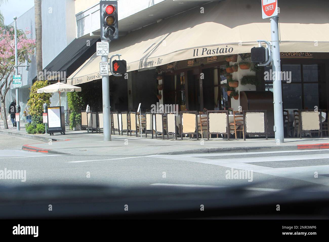 Photo by: zz/STRF/STAR MAX/IPx 2020 3/17/20 A closed Il Pastaio ...