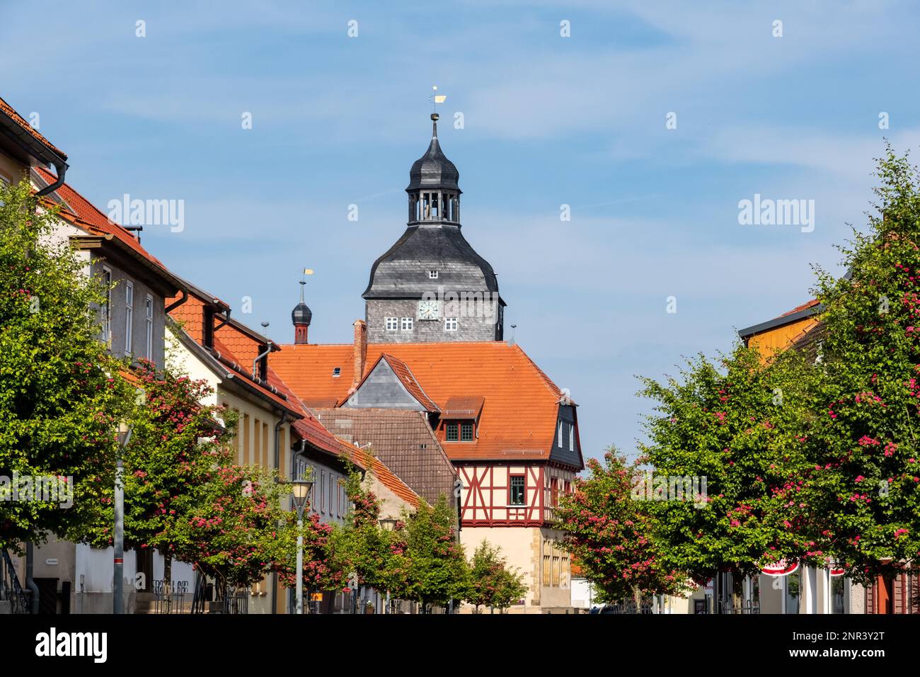 Views from Harzgerode in the Harz Mountains Stock Photo - Alamy