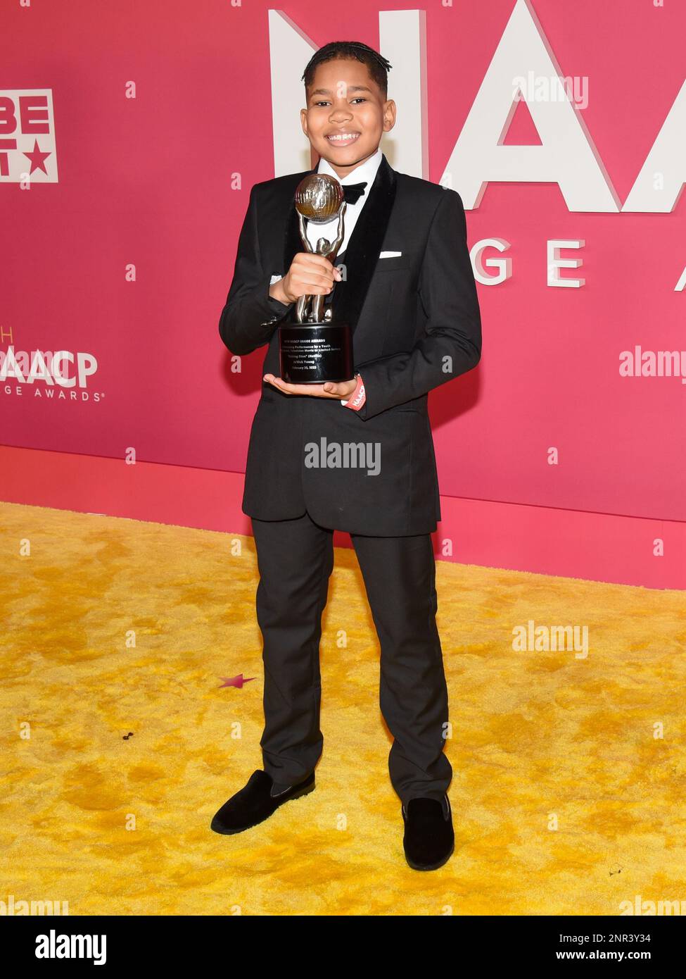 25 February 2023 - Pasadena, California - Ja'Siah Young. 54th NAACP Image Awards at Pasadena ...