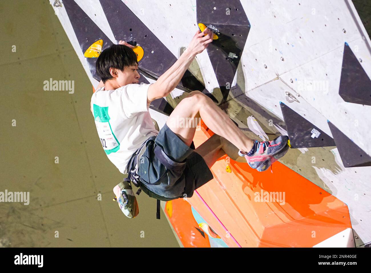 Inzai, Chiba, Japan. 26th Feb, 2023. Shion Omata Sport Climbing : The ...