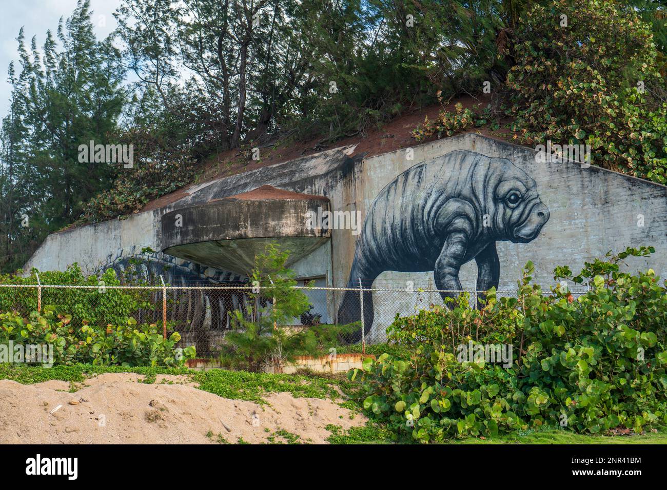 Abandon U.S. Army Fort Amezquita’s Gun Bunkers San Juan Puerto Rico ...