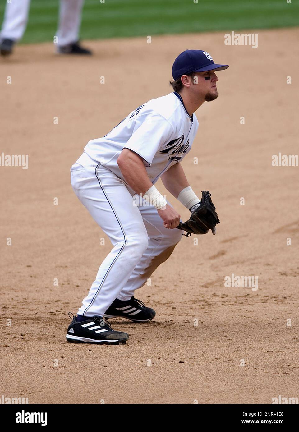 05 Jun. 2005: San Diego Padres third baseman Sean Burroughs (33) in ...