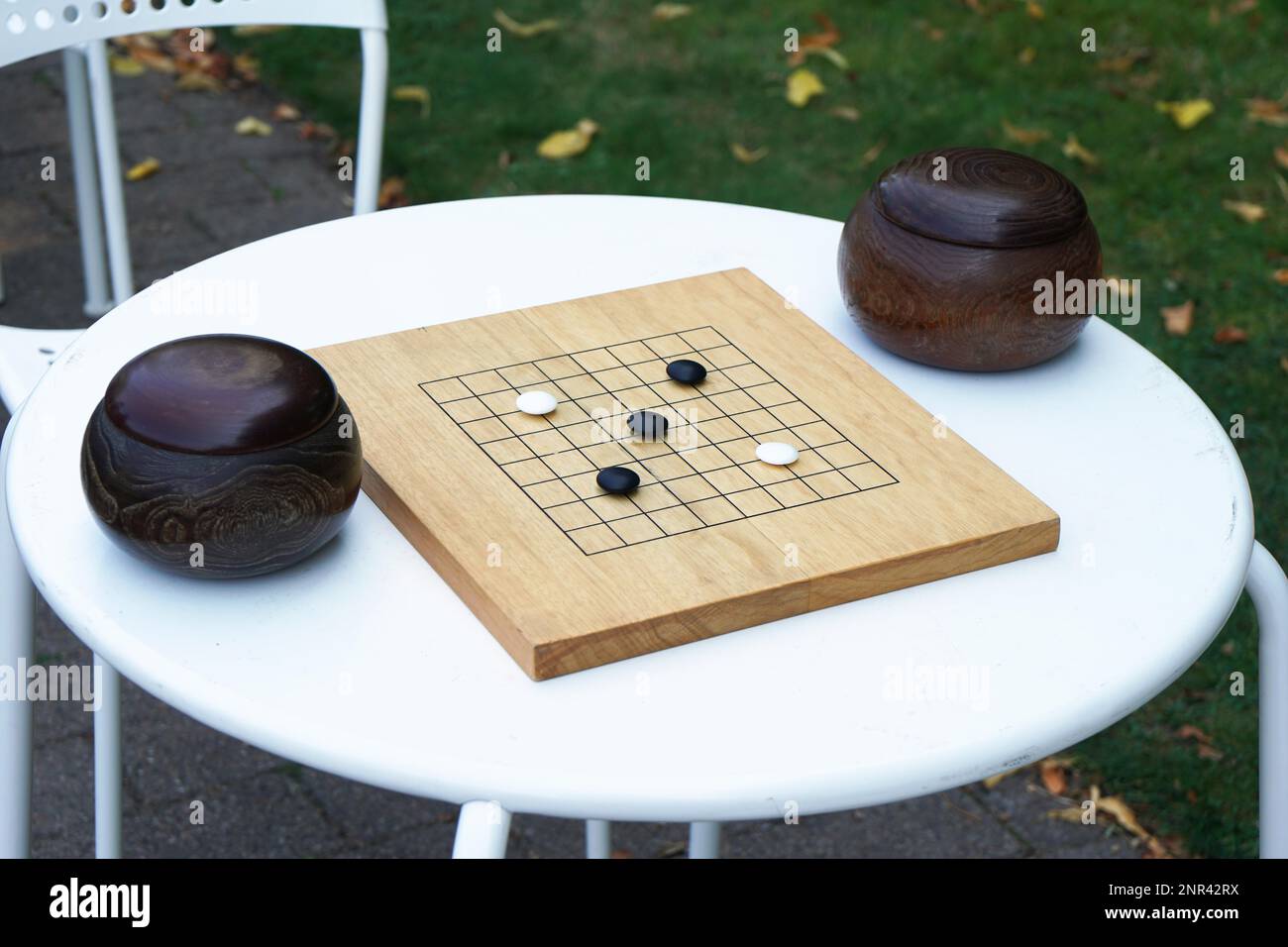 Go japanese strategy board game also known as goe weiqi or baduk Stock ...