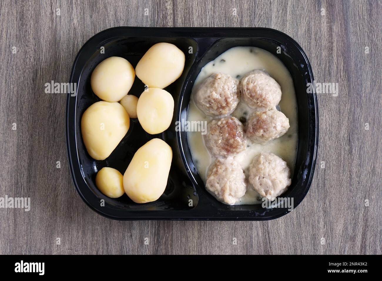 meatballs and potatoes microwavable instant ready meal or tv dinner ...