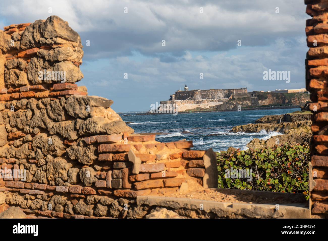 A Beautiful view of El Morro Castle, San Juan, Puerto Rico Stock Photo ...