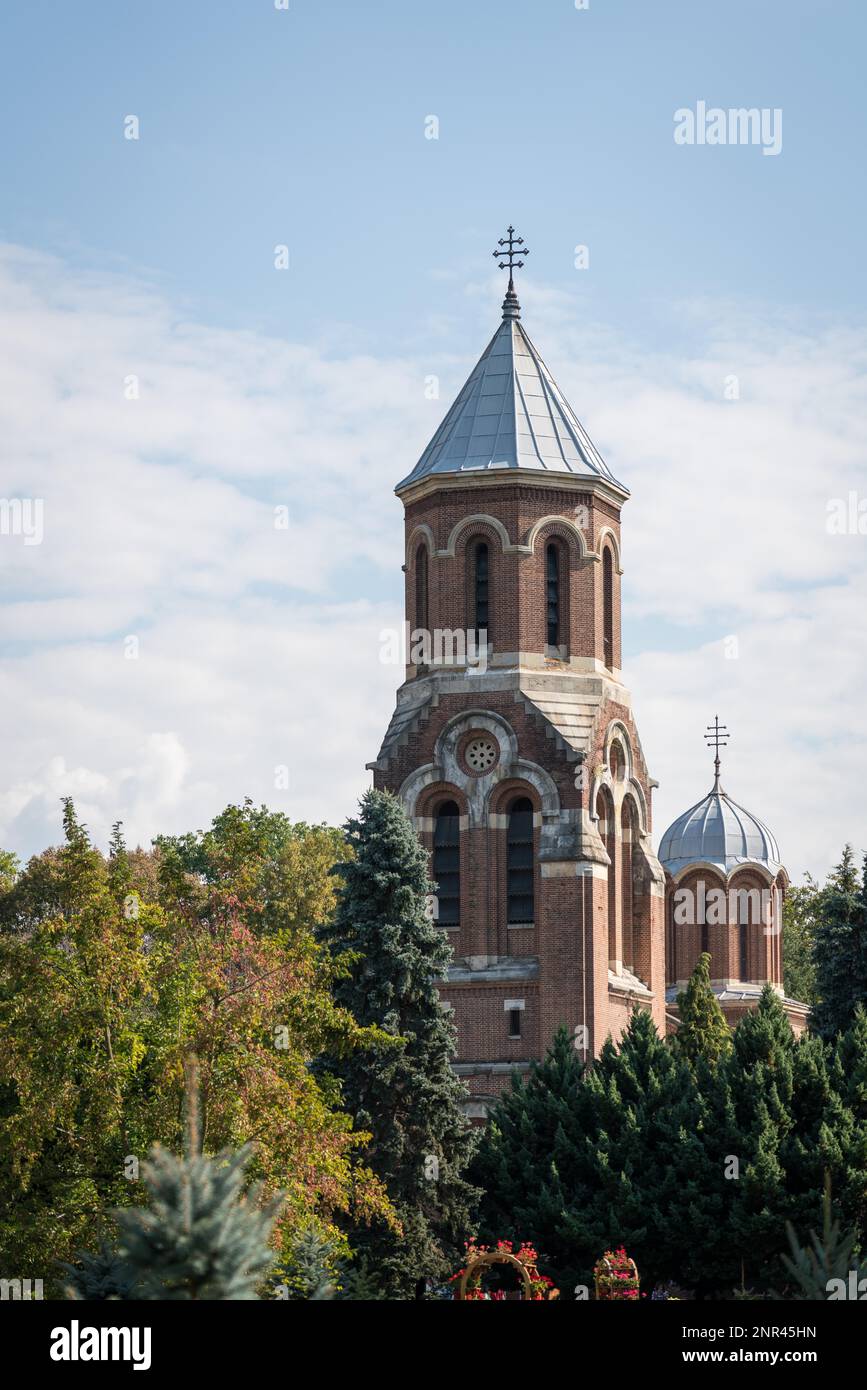 CURTEA DE ARGES, WALLACHIA/ROMANIA - SEPTEMBER 16 : Exterior view of ...