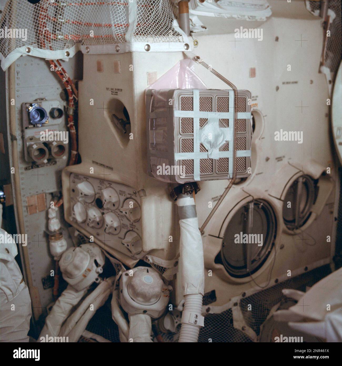 This April 1970 photo made available by NASA shows the interior of the ...