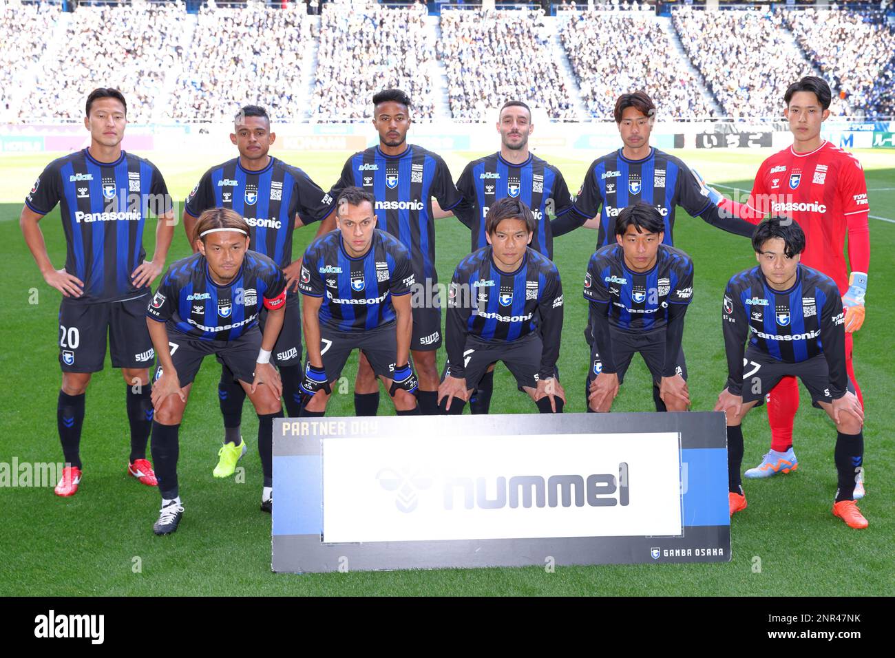 Panasonic Stadium Suita, Osaka, Japan. 25th Feb, 2023. Gamba Osaka team ...