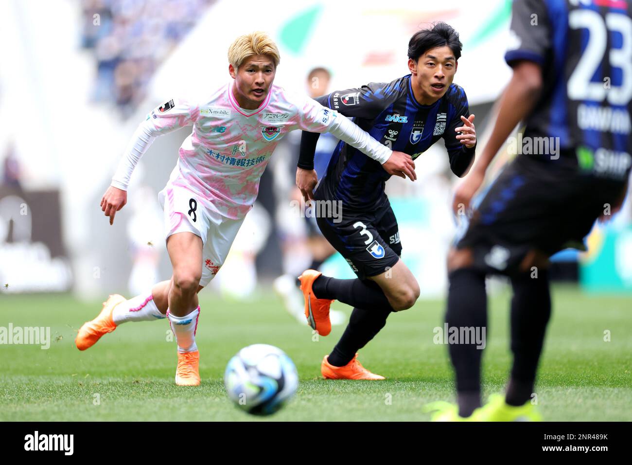 Panasonic Stadium Suita, Osaka, Japan. 25th Feb, 2023. (L-R) Fuchi ...