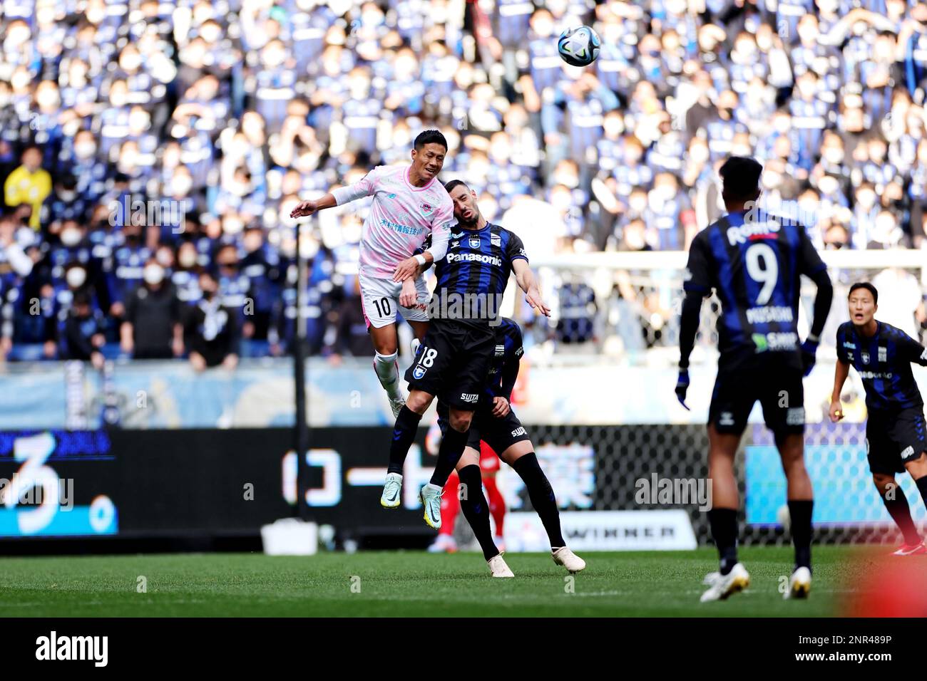Panasonic Stadium Suita, Osaka, Japan. 25th Feb, 2023. (L-R) Yuji Ono ...