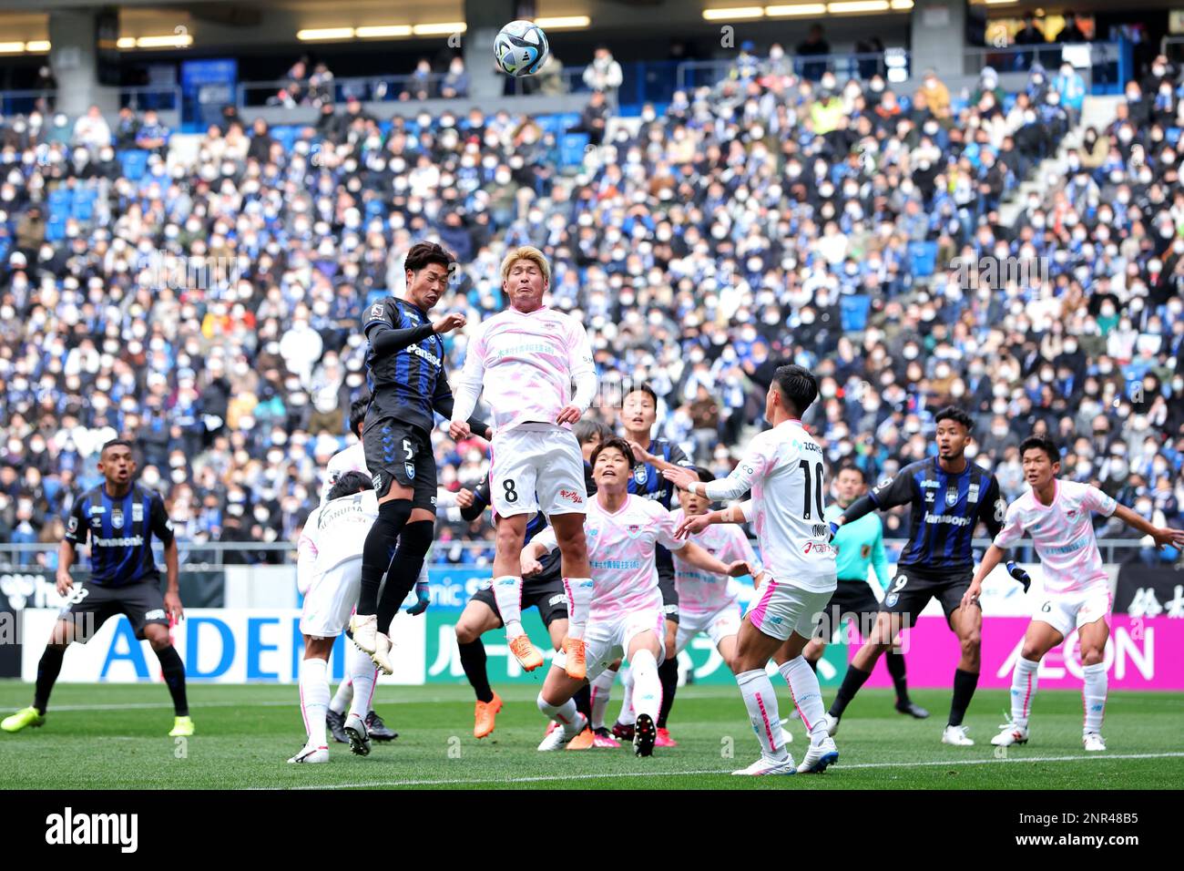 Panasonic Stadium Suita, Osaka, Japan. 25th Feb, 2023. (L-R) Genta ...