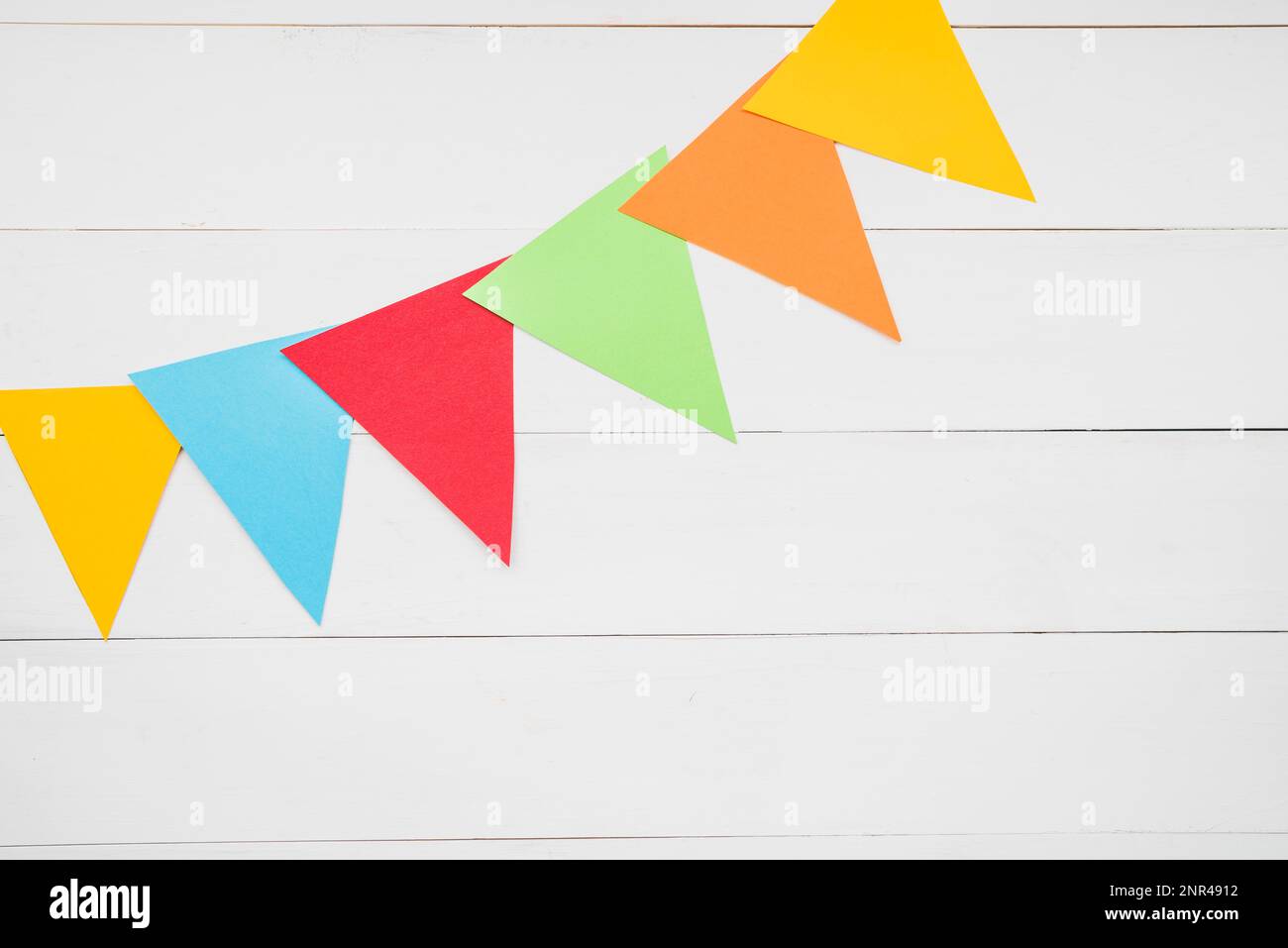 Triangular bunting hi-res stock photography and images - Alamy