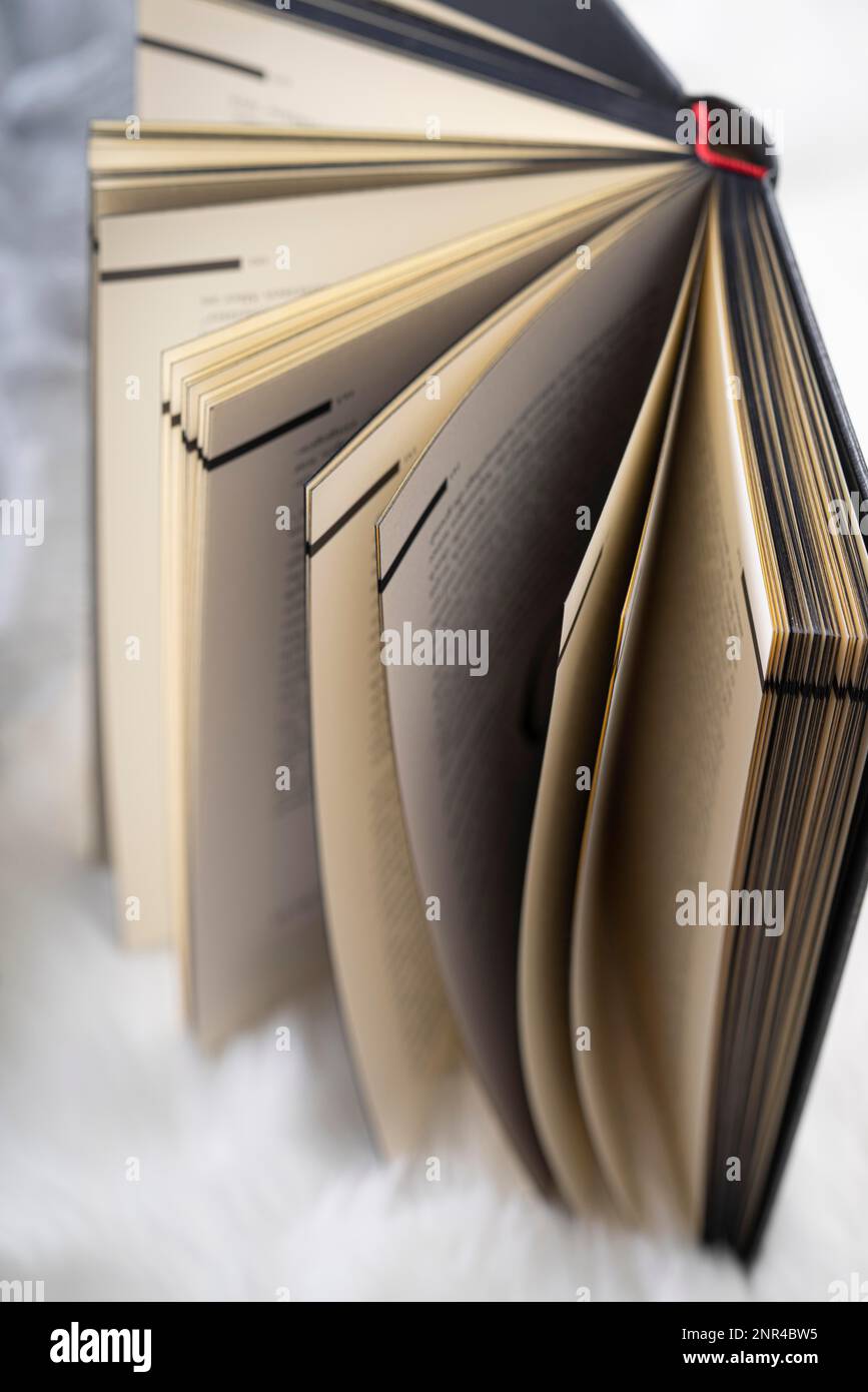 Open book shot hi-res stock photography and images - Alamy