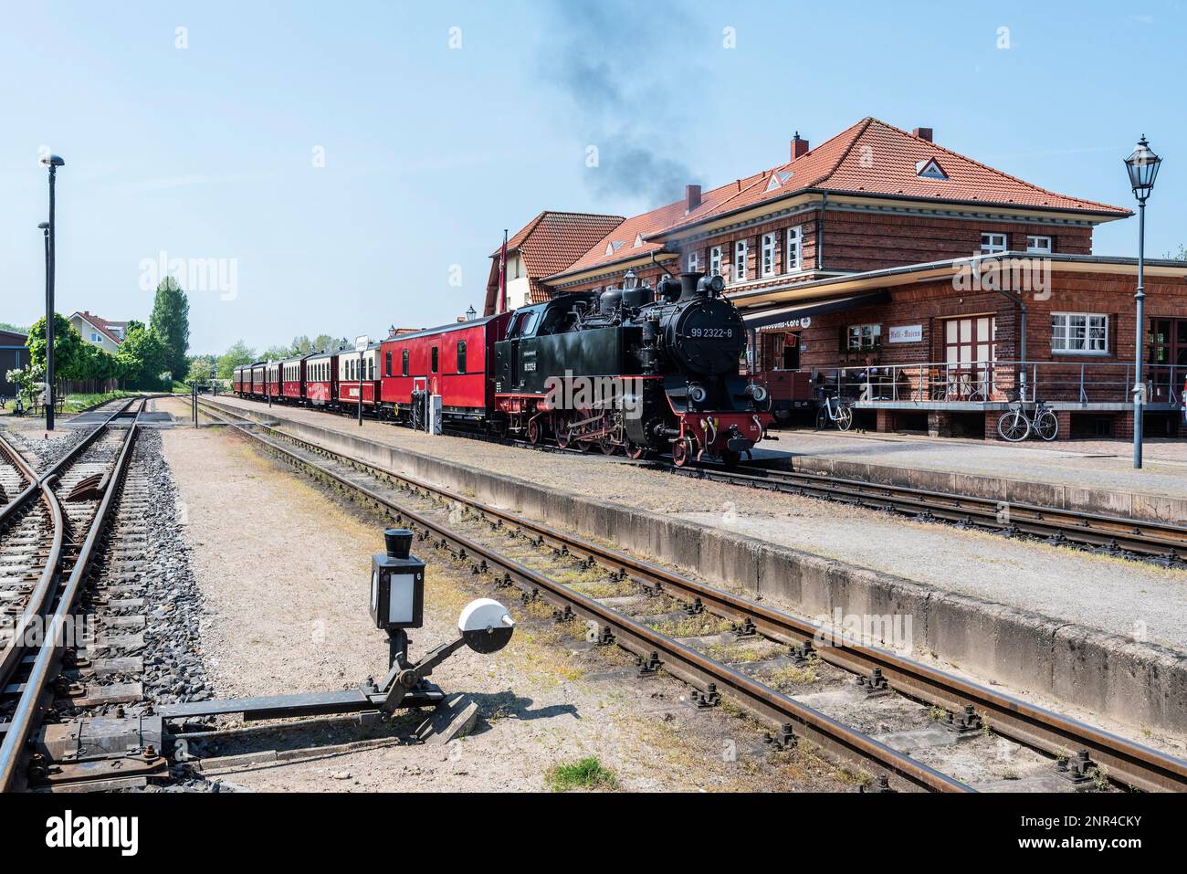 Steam railway, Molli, narrow-gauge railway, railway, station ...