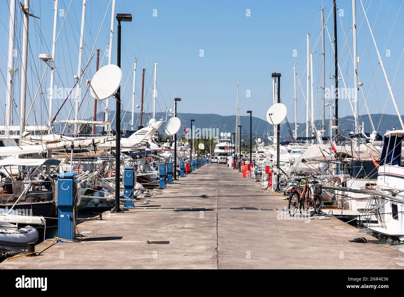 Sailboats, Marina, Gouvia, Corfu Island, Ionian Islands, Greece Stock ...